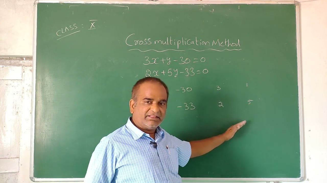 4 Pair Of Equations Cross Multiplication Method YouTube 4 Pair Of Equations Cross Multiplication Method YouTube
