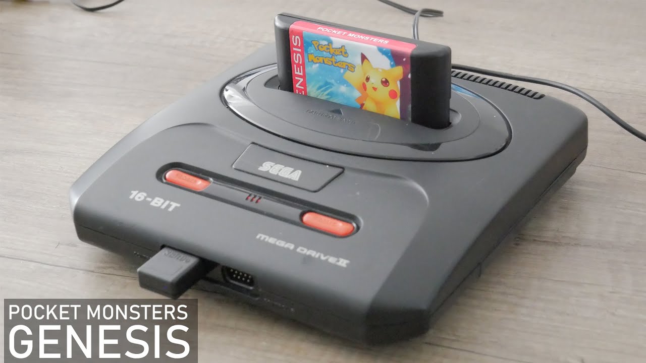 Pocket Monsters on Sega Genesis | Fake Bootleg Sega Game #4 - YouTube