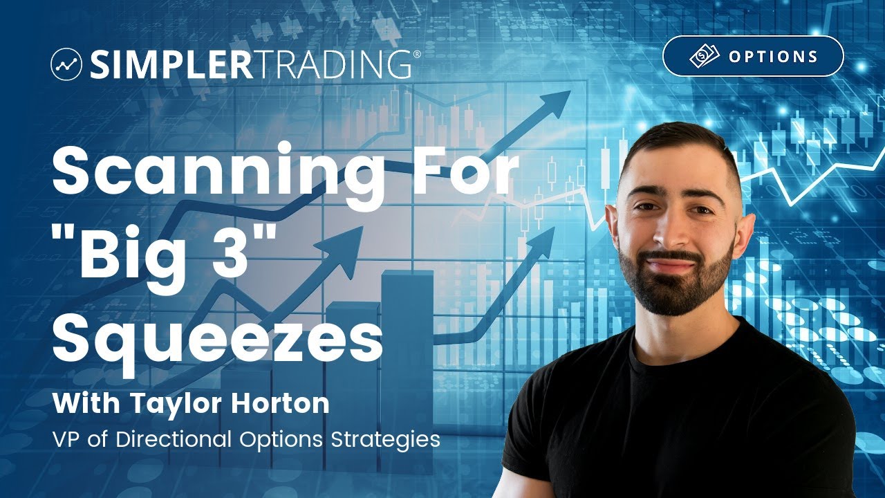 Options Trading: Scanning For "Big 3" Squeezes | Simpler Trading - YouTube