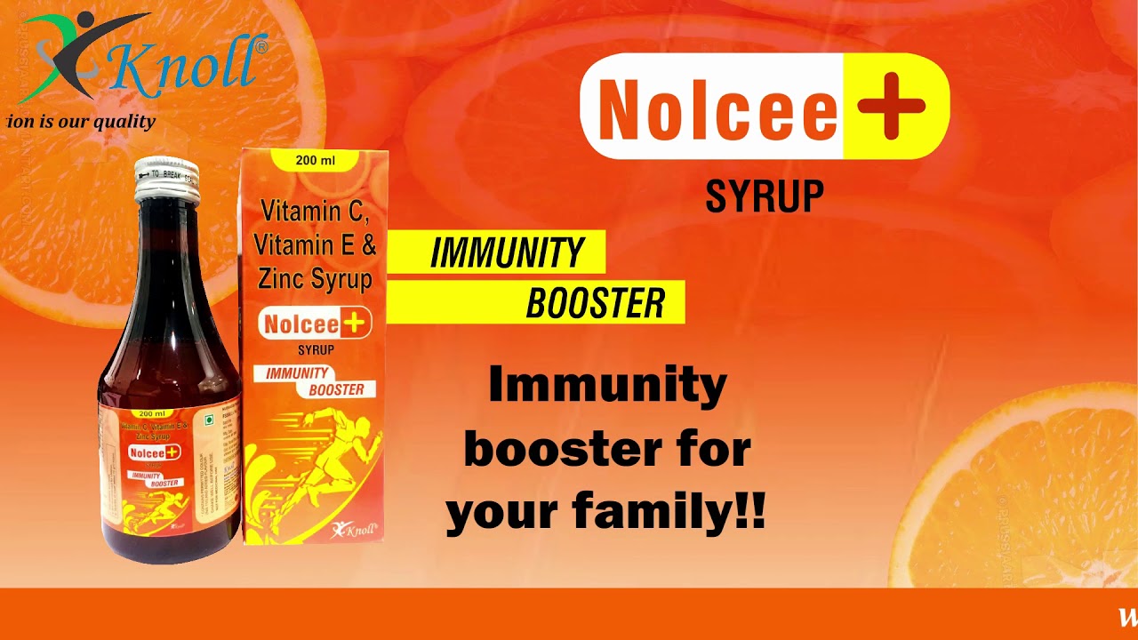 Nolcee + syrup #knoll #vitaminc #vitamine #zinc #knollhealthcare # ...