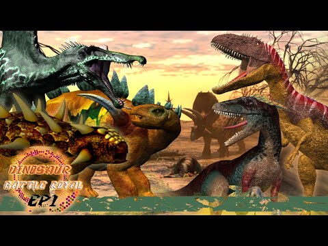 Dinosaur Battle Royal  EP1 #dinosaursbattles #dinosaur #dinosaurs #jurassicworld