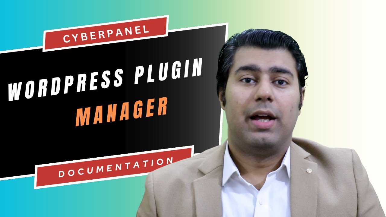 13th Video: WordPress Plugin Manager in CyberPanel - YouTube