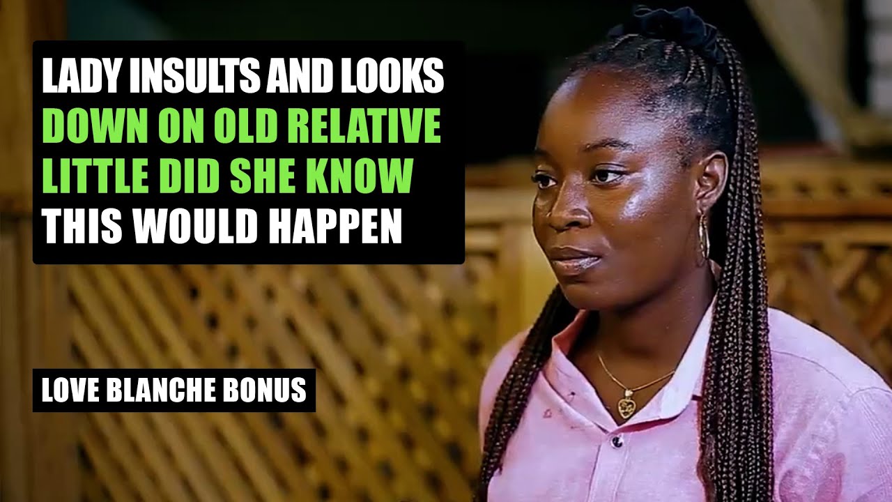 Lady insults and looks down on old relative little did she know this ...