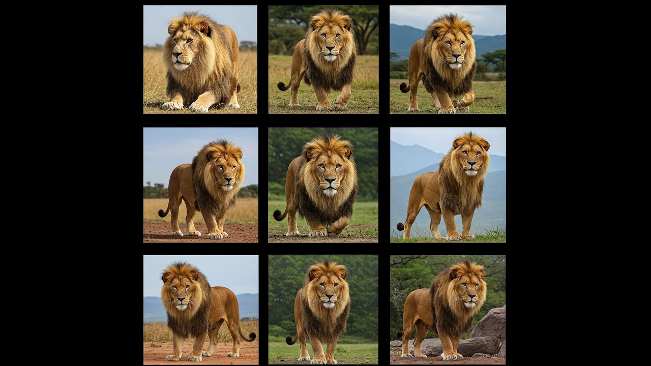 Different TYPES OF LIONS and Their Behaviors, Strengths, Sizes, and ...
