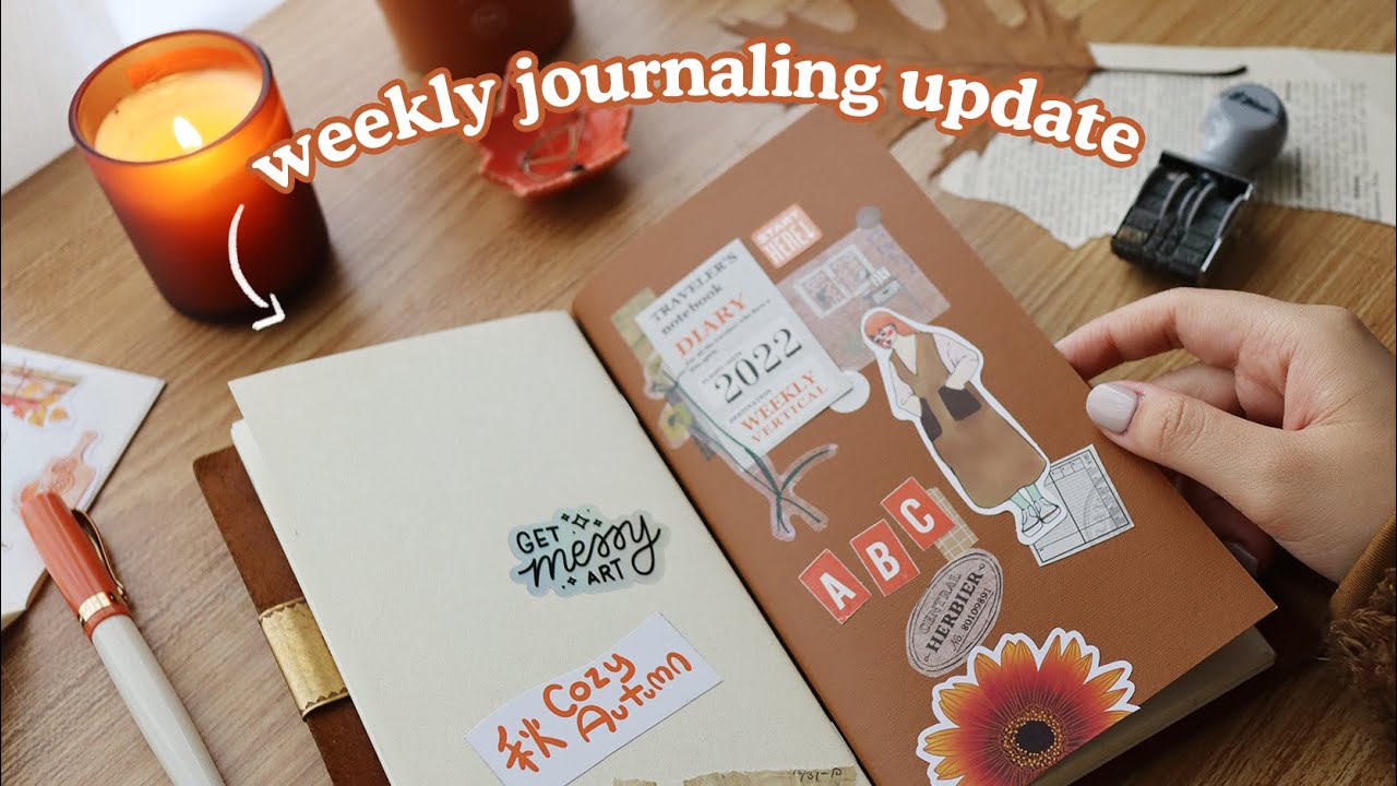 Journal with Me: Traveler's Notebook Weekly Vertical 🍁 | Abbey Sy - YouTube