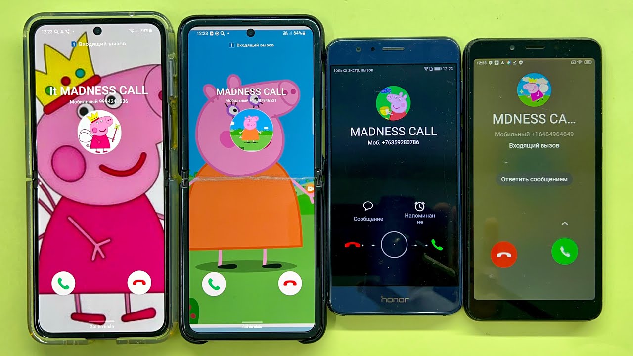 Incoming Call Peppa Pig / XIAOMI Redmi, Honor, Samsung Galaxy - YouTube