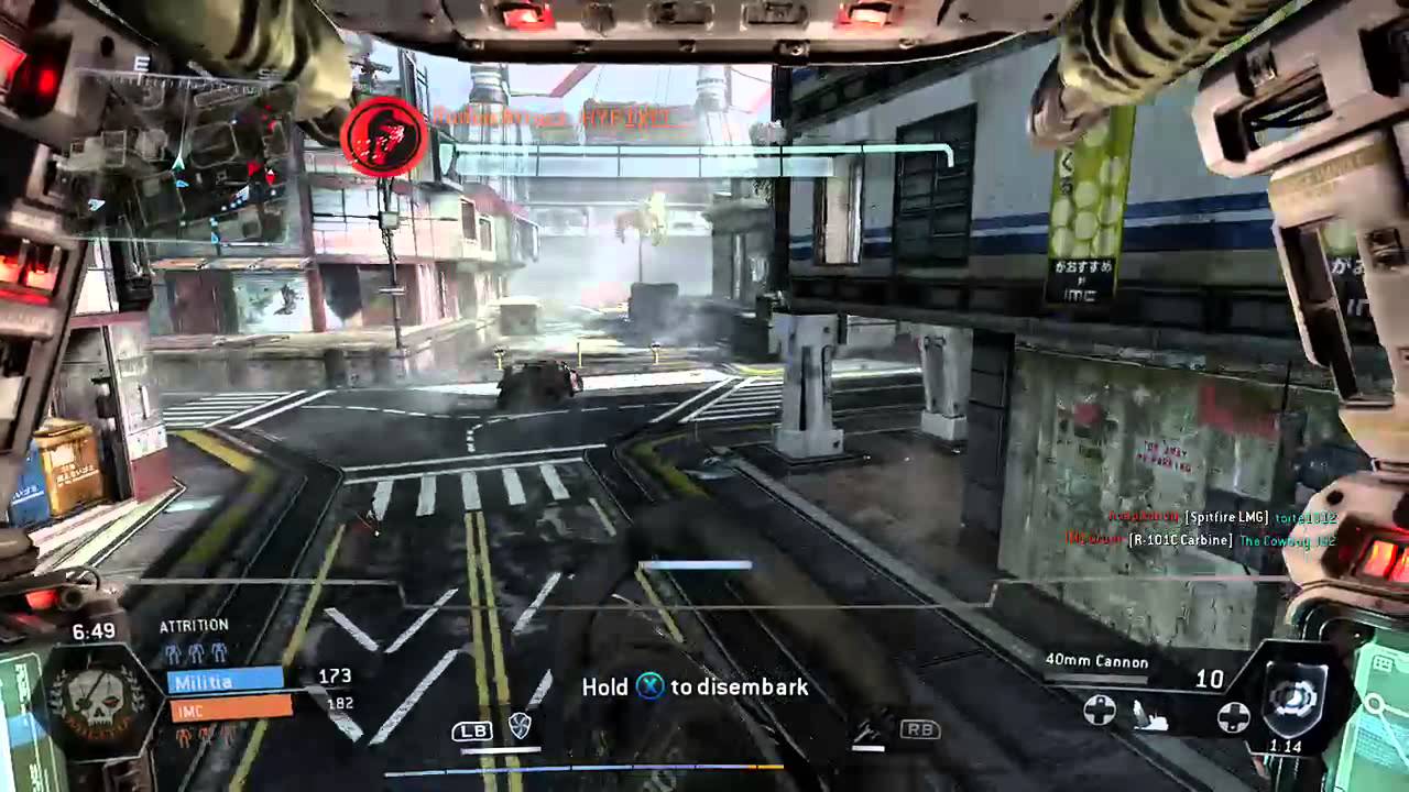 Titanfall - Enemy Pilot on board...SHUTDOWN! - YouTube