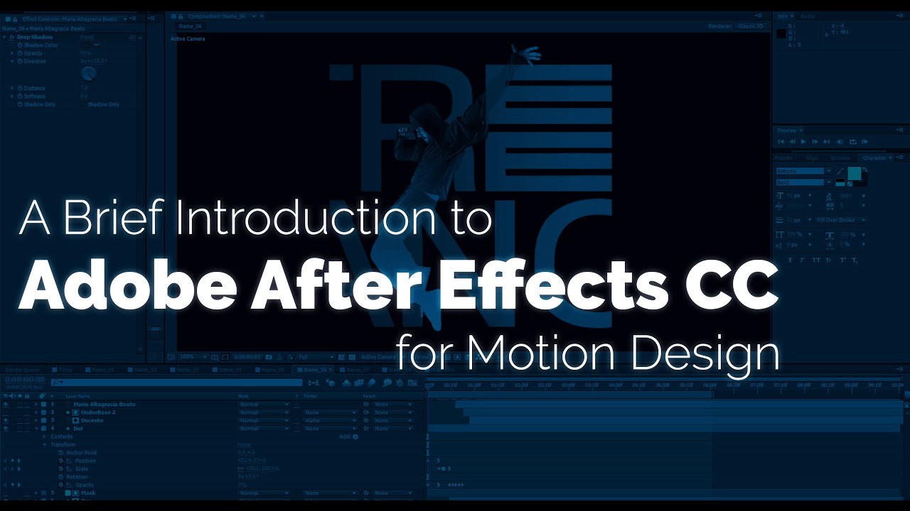 Understanding the Adobe After Effects' Interface - YouTube