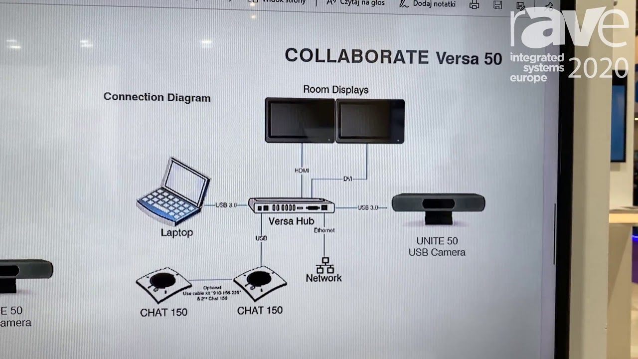 ISE 2020: ClearOne Features the COLLABORATE Versa Pro CT Offering That ...