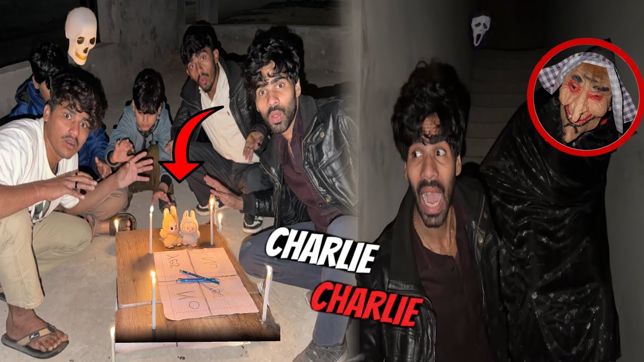 Charlie Charlie Ghost Game At Night |😰 - YouTube