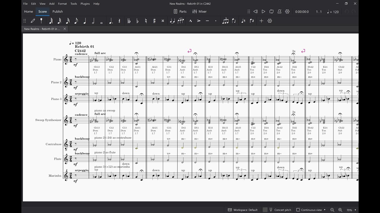 Rebirth 01 SCORE ANIMATION - YouTube