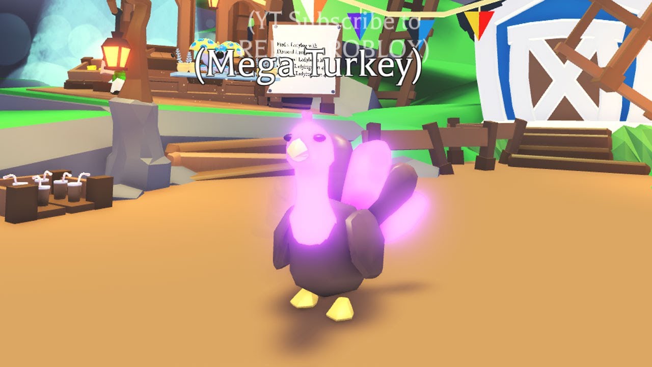 MEGA TURKEY (Ultra-Rare) - Fly Ride and Tricks Adopt Me - YouTube