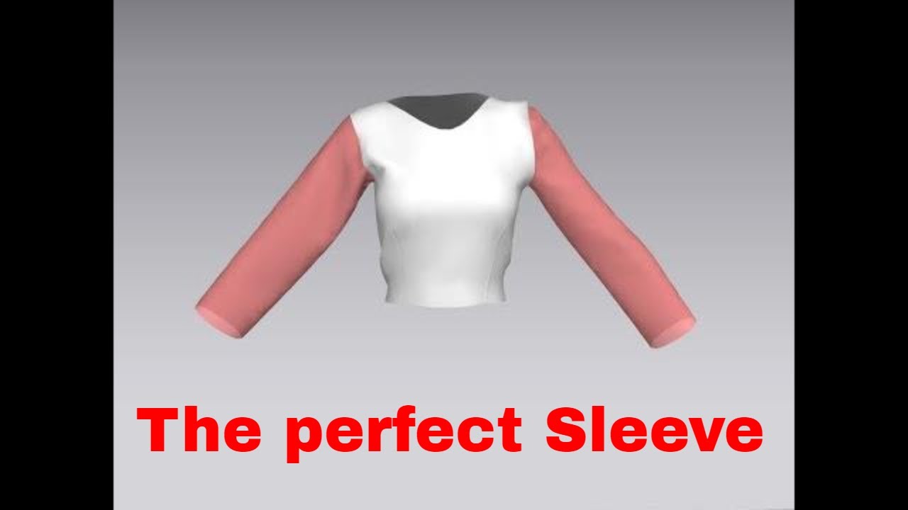 Patternmaking : the pattern for the perfect sleeve - YouTube
