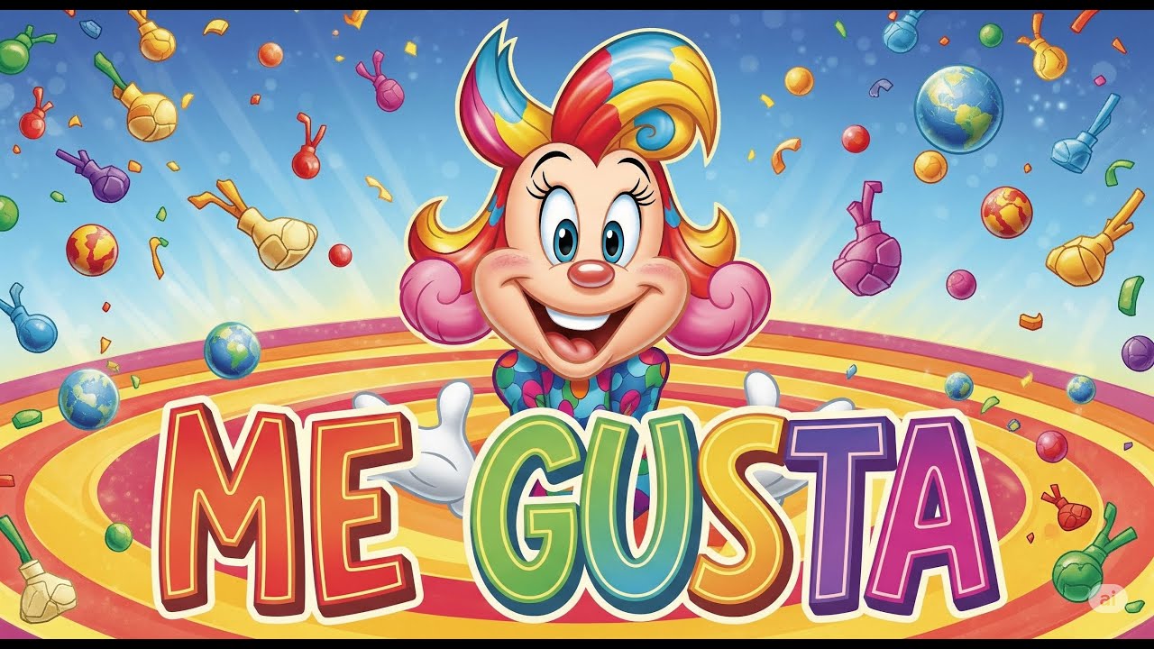 ¡ME GUSTA! 🎉 Canción Infantil del Payaso Más Alegre | Diversión y Risas ...