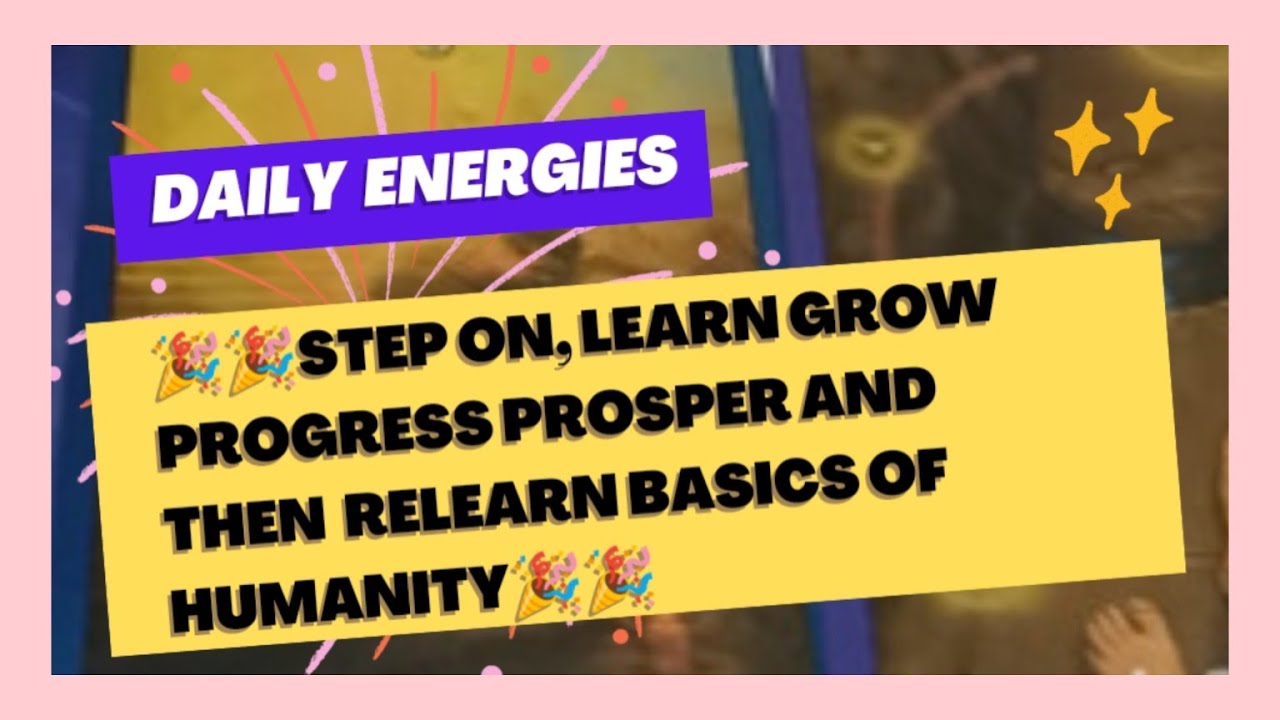 🎉🎉Step on, learn grow progress prosper and then relearn basics of ...