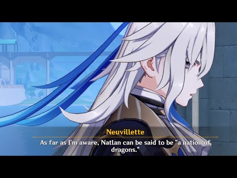 Neuvillette Talks About Natlan and The Captain (Il Capitano) Cutscene ...