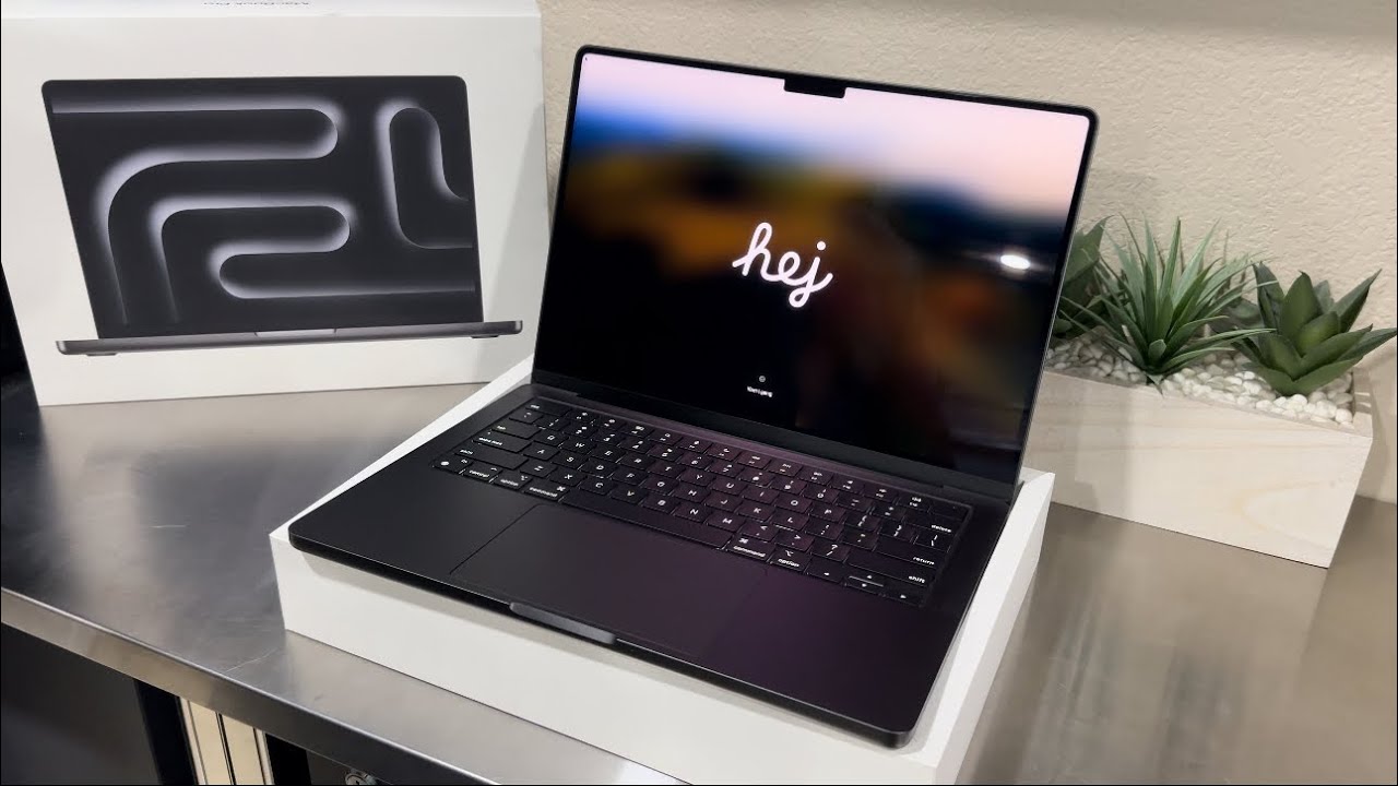 14” MacBook Pro M3 Pro Unboxing - Space Black - YouTube