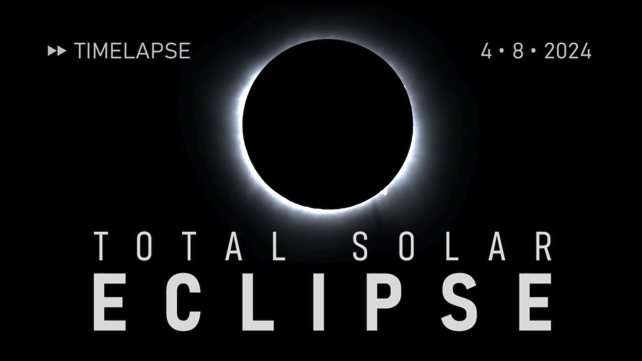 Total solar eclipse in 4k - YouTube