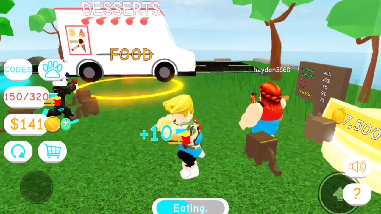 *ROBLOX* eating simulator - YouTube