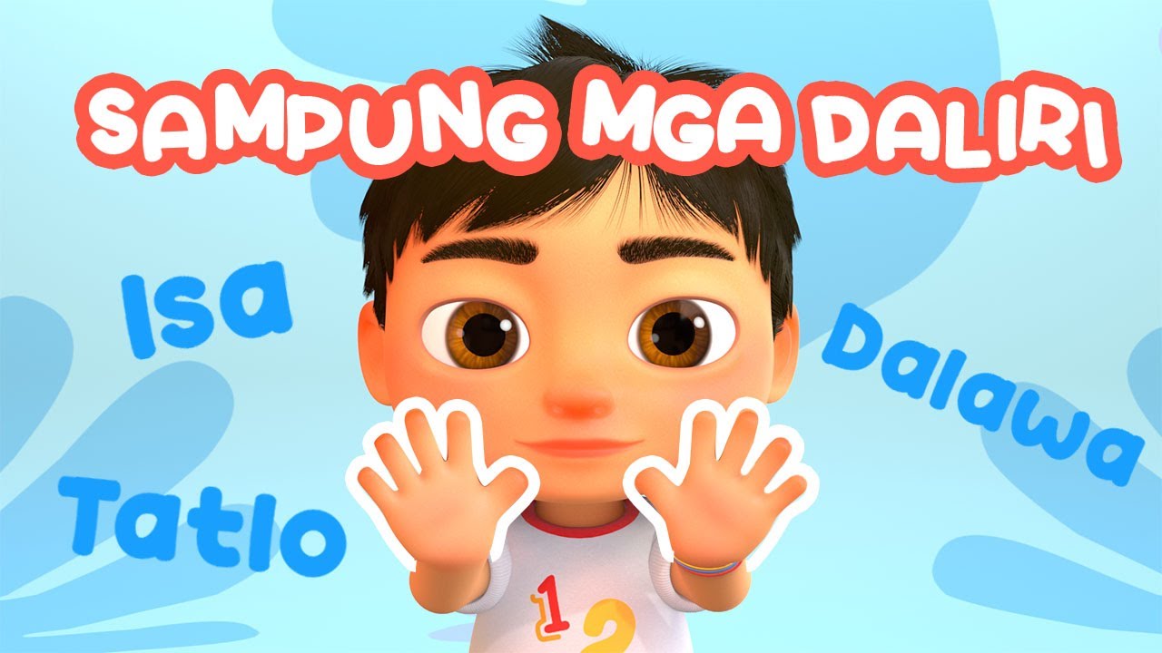 Sampung mga Daliri (2024) | Animated Filipino Children Song - YouTube