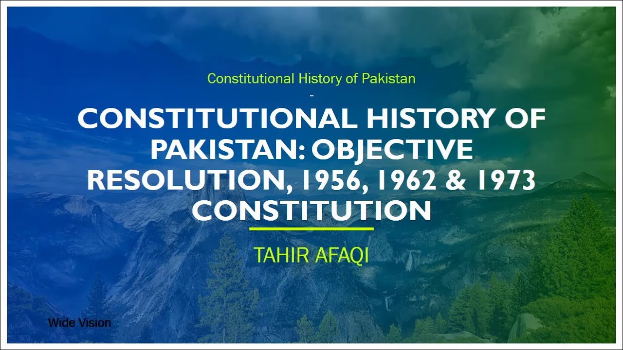 The Constitutional Evolution of Pakistan | A Journey Through Time ...