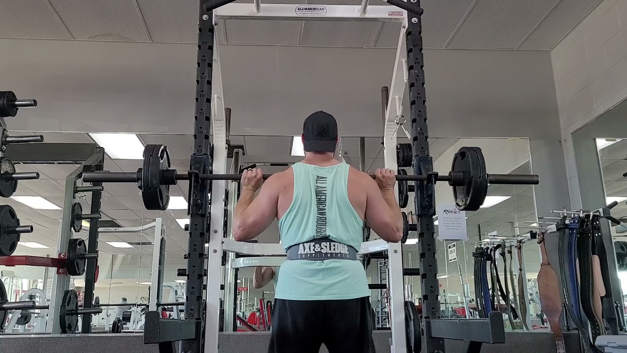Overhead Press 145x8 - YouTube