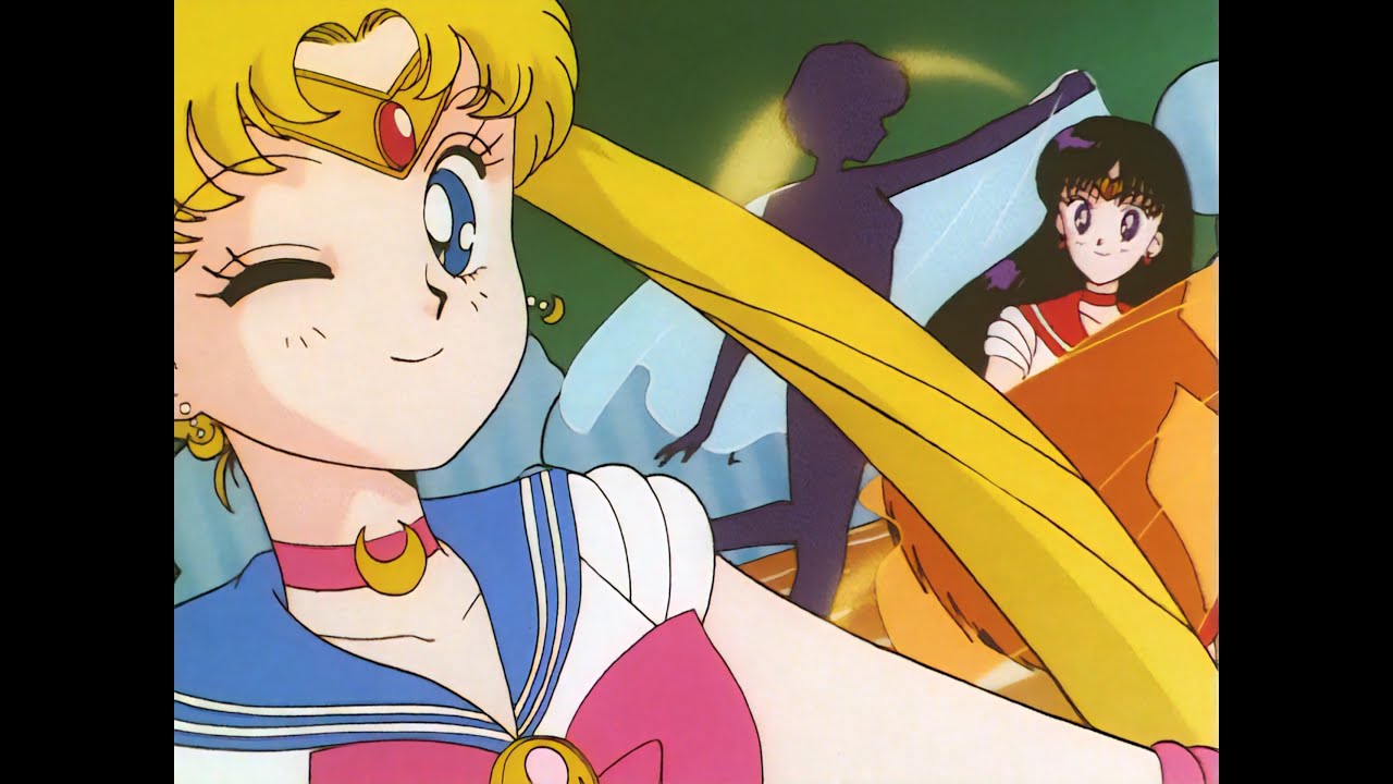 Sailor Moon Opening 1 version 2 Сreditless 1080p (AI Upscale) - YouTube ...