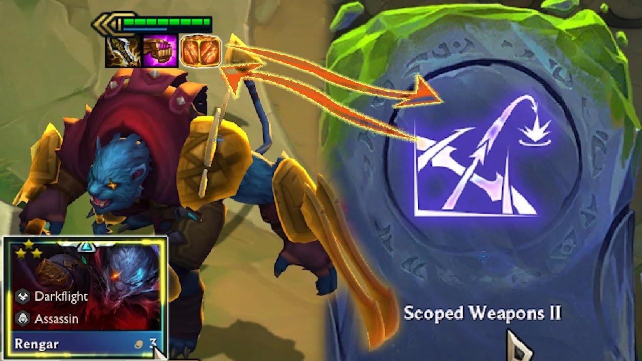 3 Star Rengar Build Speed with Scoped Weapons II | Teamfight Tactics ...