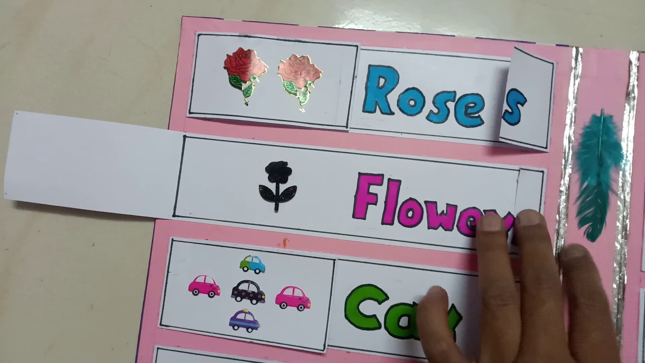 Singular & plural school project std.1 EM - YouTube