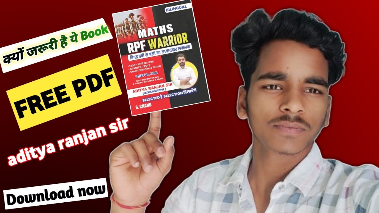 RPF maths book review ll aditya ranjan sir ll RPF si and constable best ...