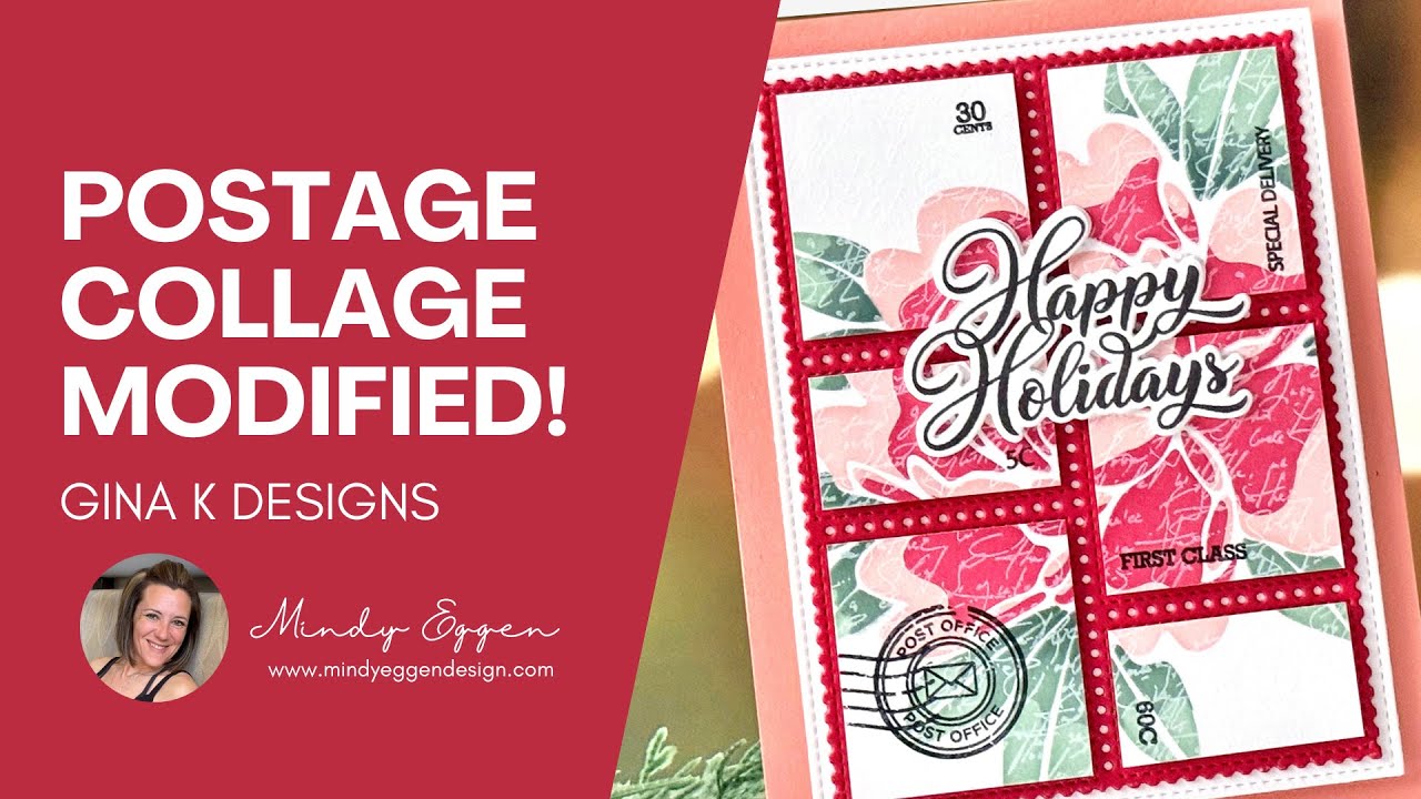 Modified Postage Collage Card : Gina K Designs - YouTube