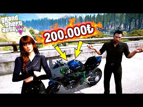 ESİN 200.000 TL'YE EFSANE MOTOR ALIYOR!(KAWASAKI H2R) - GTA 5 ŞEVKAT YERİMDAR MODU