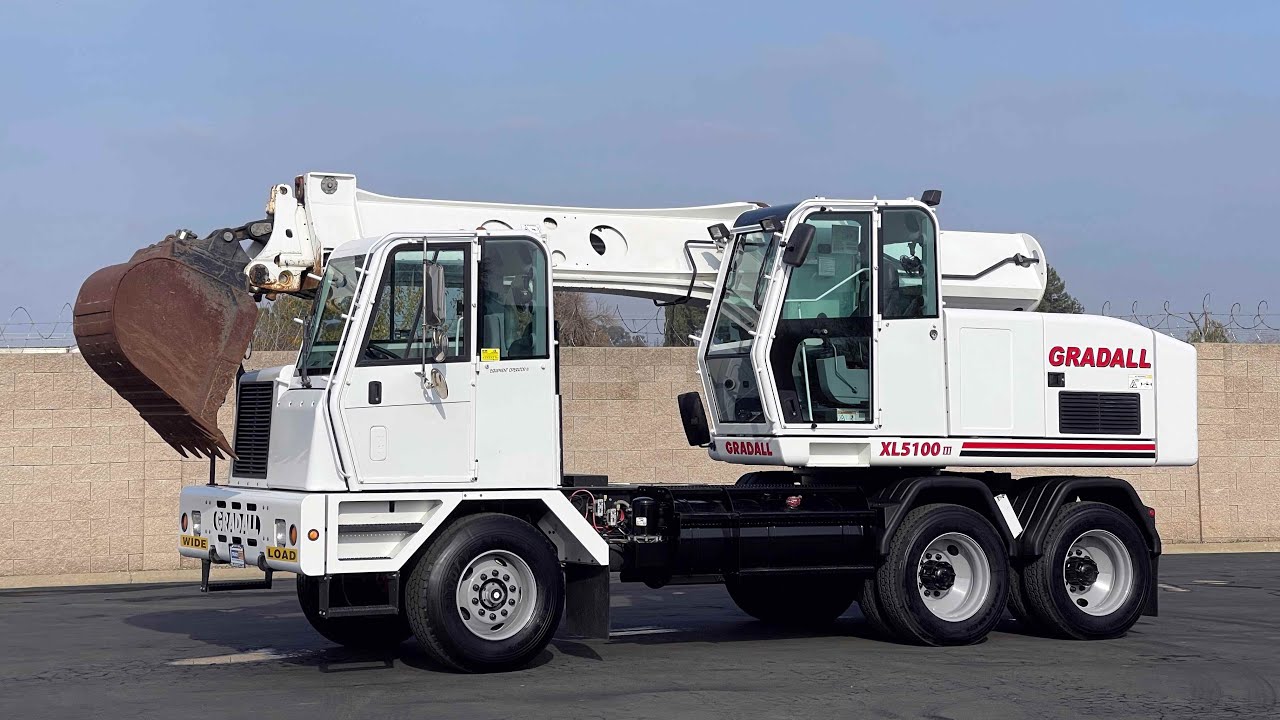 2008 Gradall XL5100 Highway Speed Hydraulic Wheeled Excavator For Sale ...