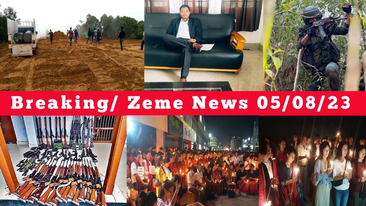 BREAKING/ Zeme News 05/08/23 || Candlelight Vigil Organised In Dimapur ...