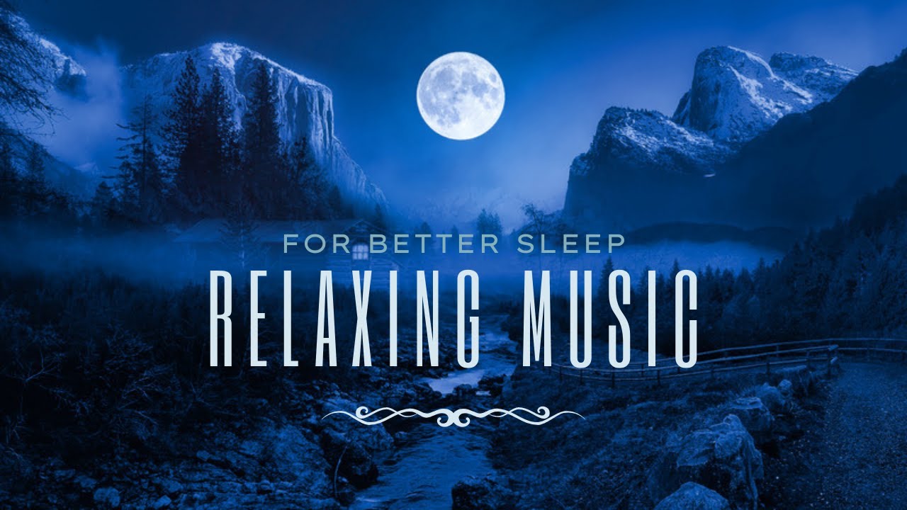 Relaxing Music Night Moon and Clouds - YouTube