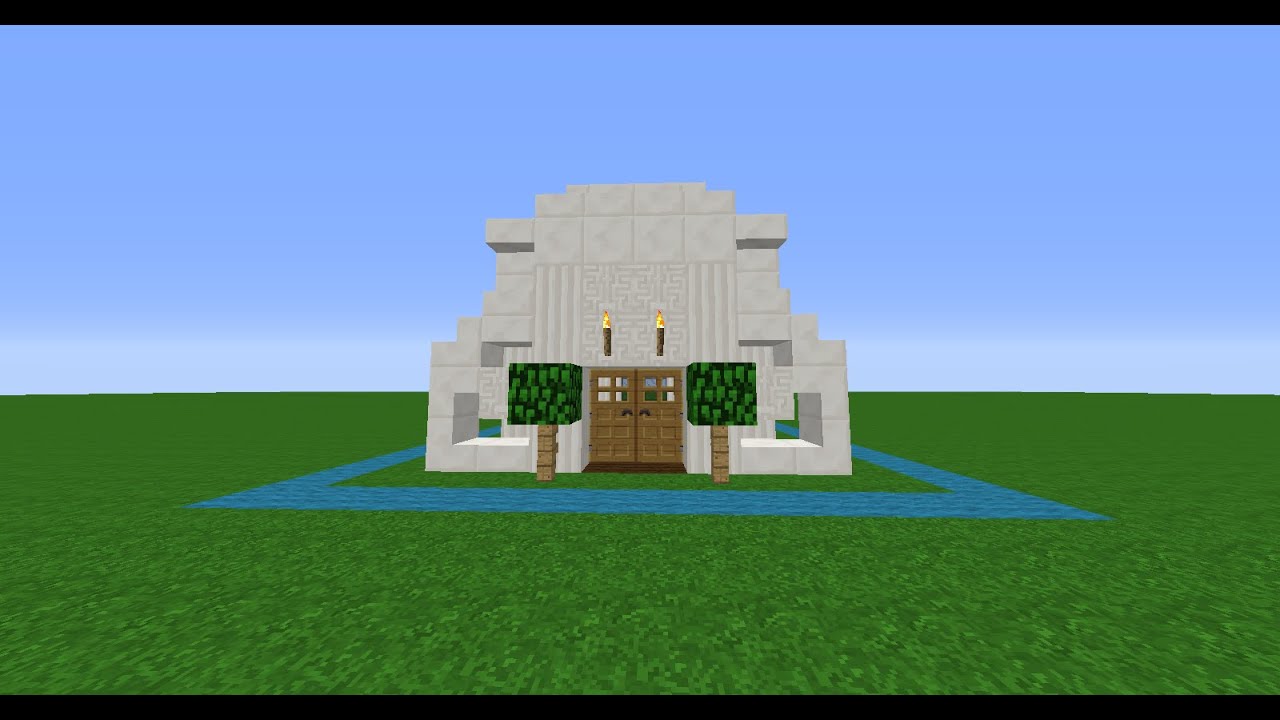 Minecraft Build Challenges Episode 1 10x10 modern house - YouTube