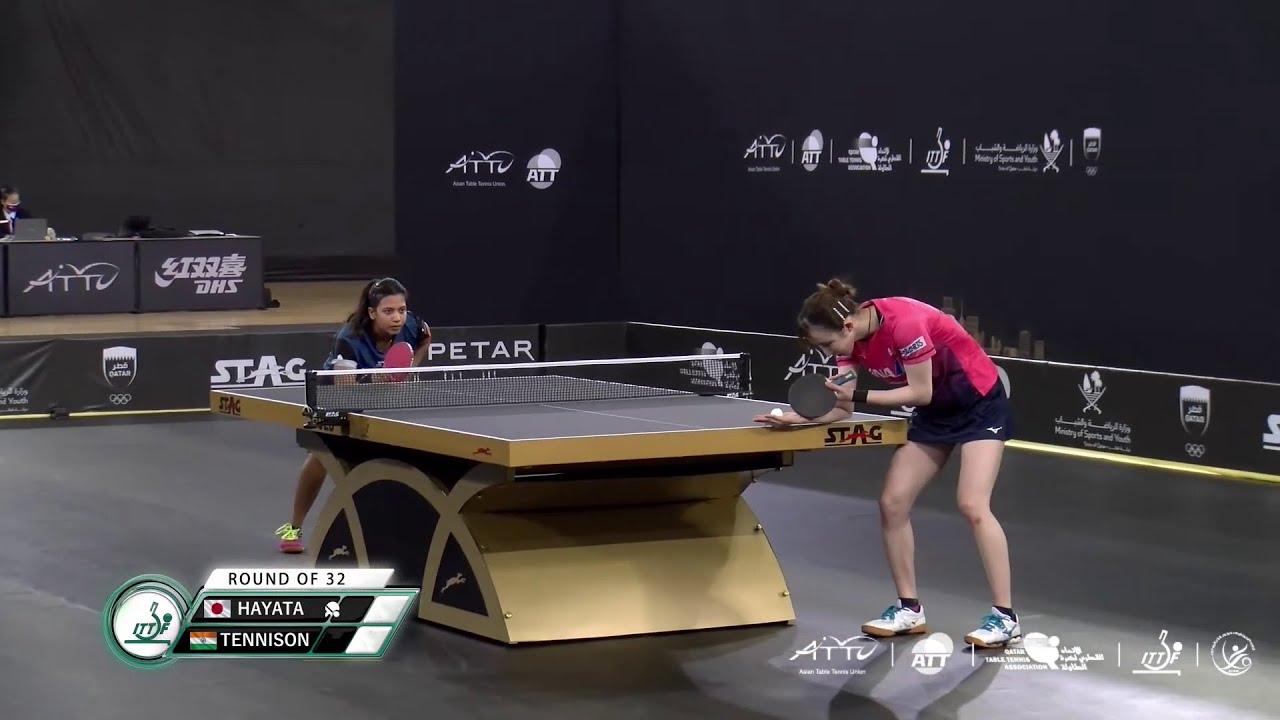 Hina Hayata vs Reeth Tennison | WS R32 | 2023 Asian WTTC Continental ...
