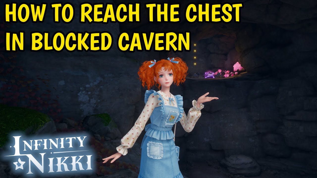 INFINITY NIKKI - How to reach the chest in Blocked Cavern - YouTube