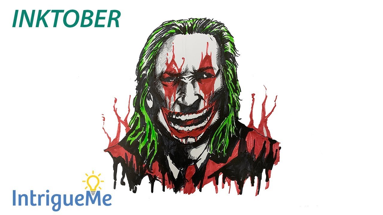 Inktober 2019 - "Mindless" | Drawing The Joker - YouTube