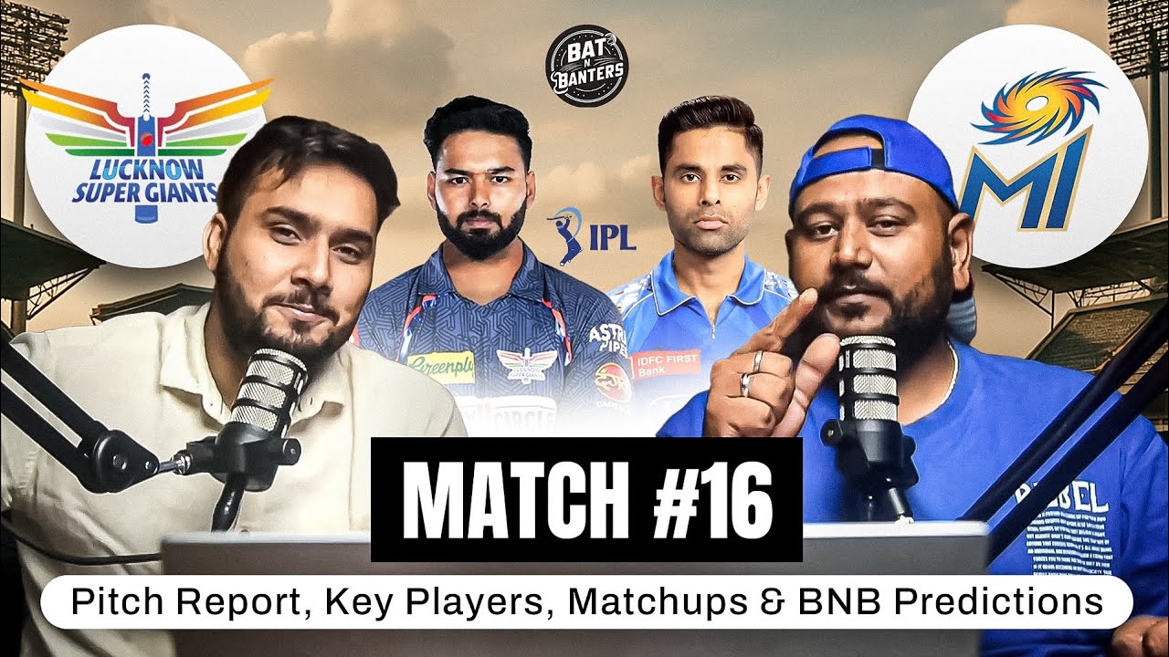 IPL 2025 MATCH 16 | LSG VS MI FANTASY TEAM| LUCKNOW VS MUMBAI ...