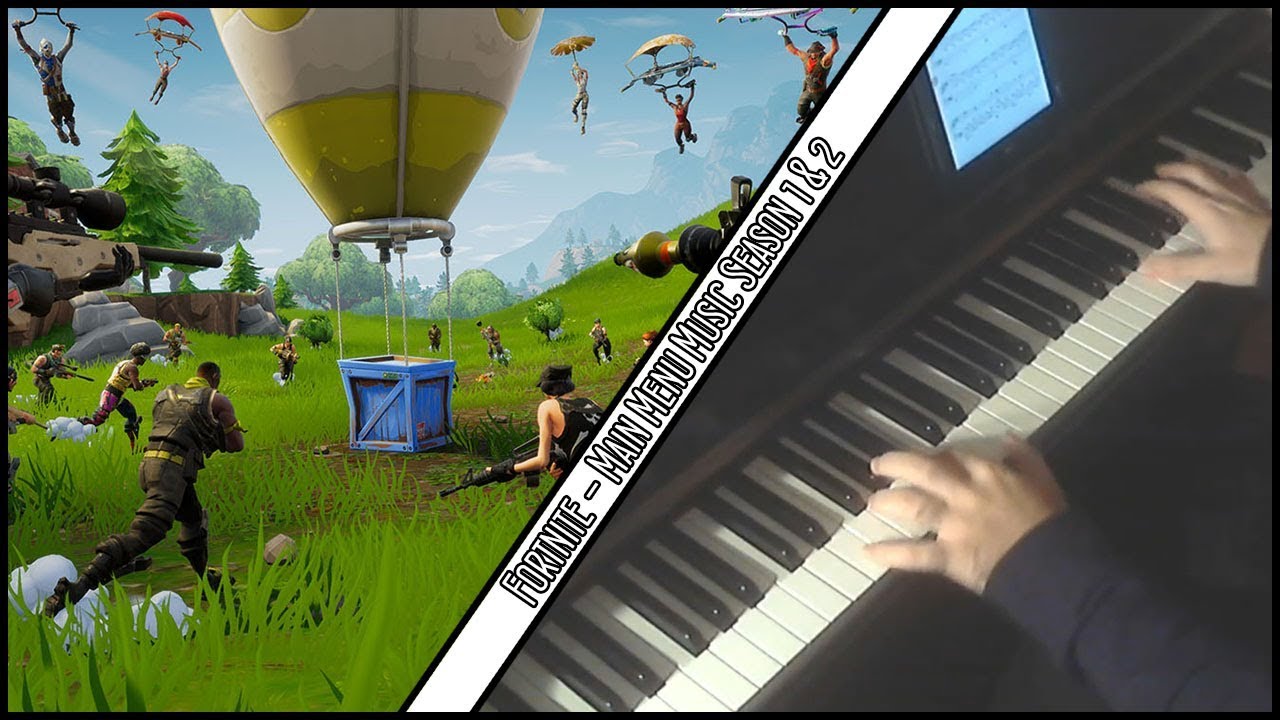 Fortnite - Main Menu Music From Season 1 & 2 (Piano Cover) - YouTube