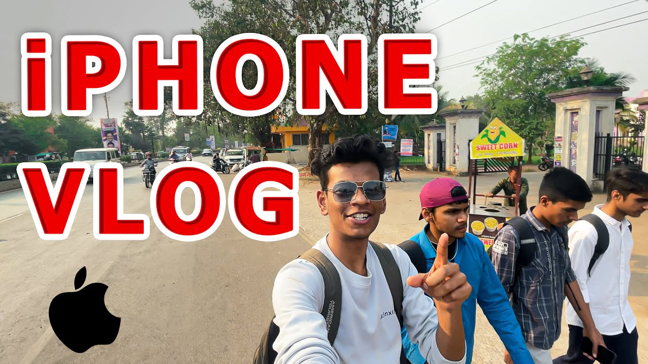 Pehli baar🍎 iPHONE me Vlog kiya! | The iPhone Vlog | Vlog 41 - YouTube