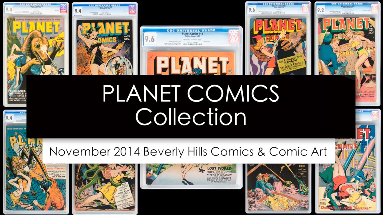 Planet Comics Collection, November 2014 Comics & Comic Art Signature ...