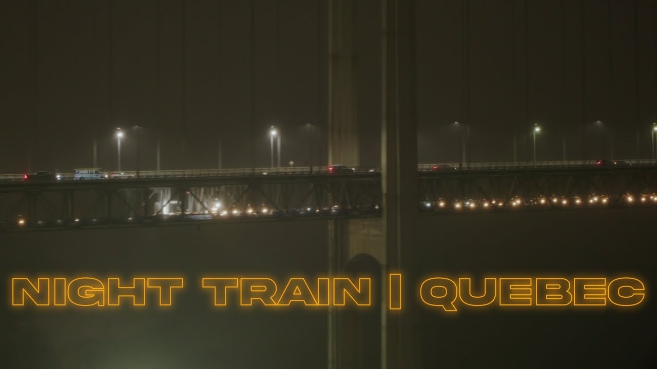 Night Train Ride Through Quebec | LUMIX S5 Blackmagic BRAW - YouTube