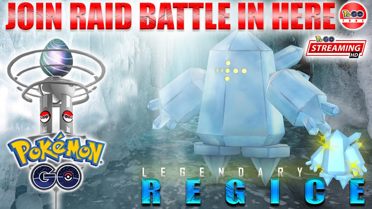 (🔴LIVE) Join Raid Battle Pokemon Legendary Regice | Pokemon GO | 18 ...