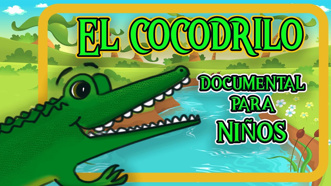 EL COCODRILO 🐊 | Videos educativos para niños | Los animales | Documentales para niños - YouTube