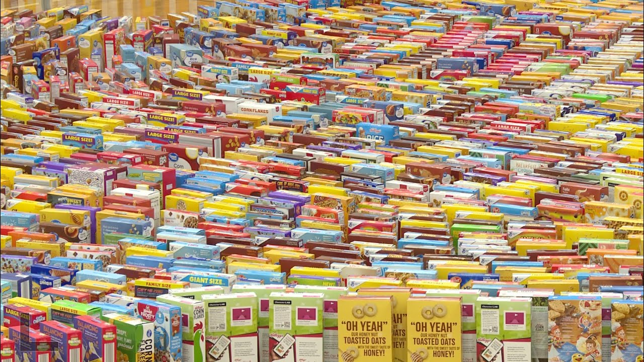 Stopher Elementary School – Cereal Box World Record Attempt - YouTube
