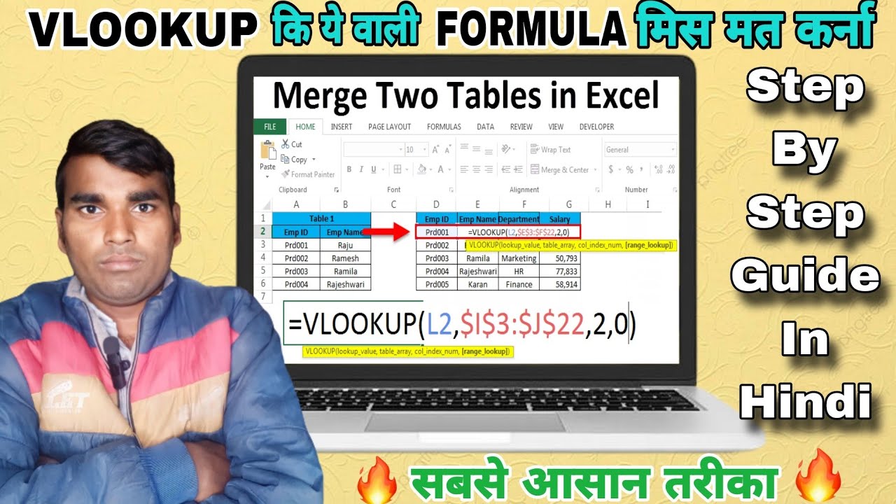 Vlookup Function In Excel | Vlookup Formula In Excel For Two Different ...