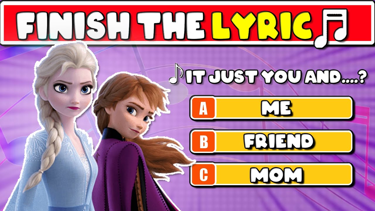 Test Your Disney Knowledge! - See How Many Iconic Lyrics You Can Finish ...