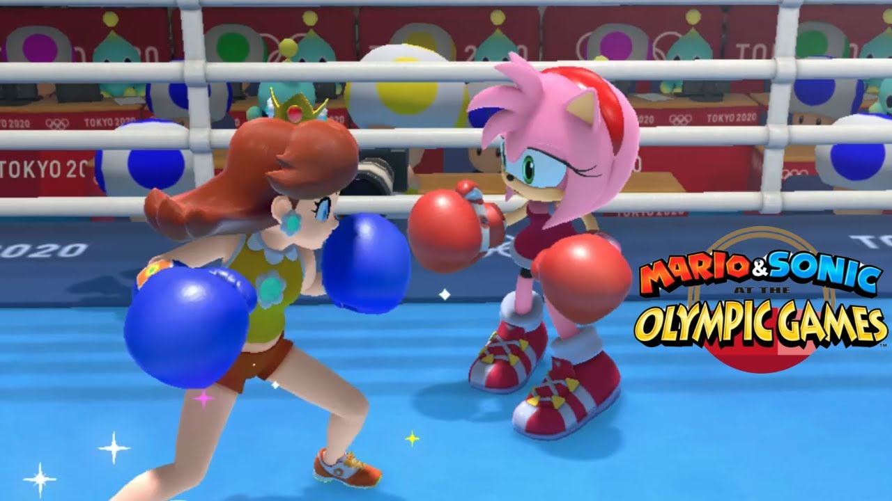 Mario & Sonic At The Olympic Games Tokyo 2020 ( Boxing )Daisy Peach ...